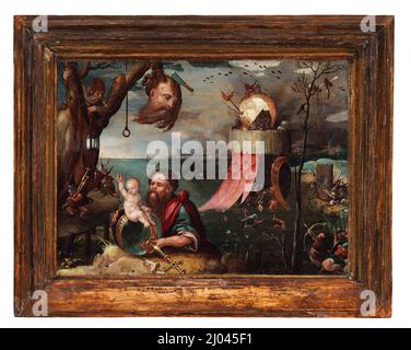 Saint Christopher - oil on panel - Aelbrecht Bouts 1485-1549 Kleve ...