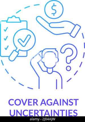 Life insurance blue gradient concept icon Stock Vector Image & Art - Alamy