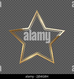 3D model gold star vector illustration Stock Vector Image & Art - Alamy