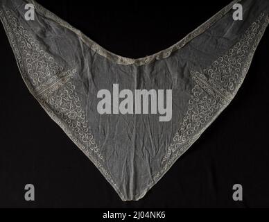 This 18th-century fichu is a traditional women's garment, showcasing ...