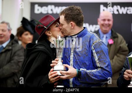 Paul Townend after winning the Betway Queen Mother Champion Chase on ...