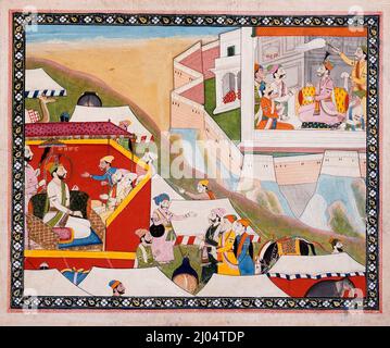 Drawing for a Scene from the Hamir Hath Drawing for a Scene from the ...