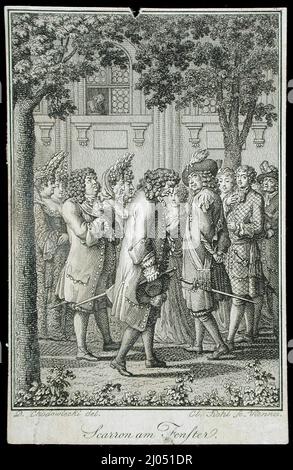 Illustration for 'Becker's Almanac for 1798'. Daniel Nikolaus ...