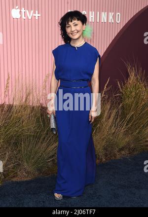 Kaho Minami on the red carpet at Apple's "Pachinko" Global Premiere ...