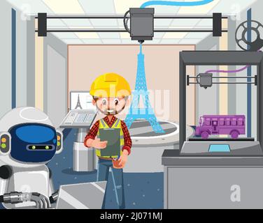 Computers evolution cartoon vector concept. Vintage old computing ...