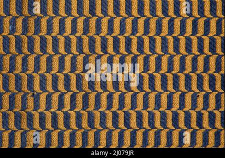 fabric in mustard color with geometric patterns. mustard knitted ...