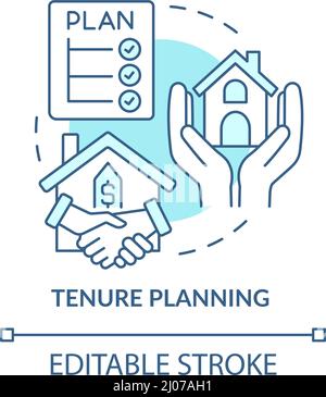 Land tenure turquoise concept icon Stock Vector Image & Art - Alamy