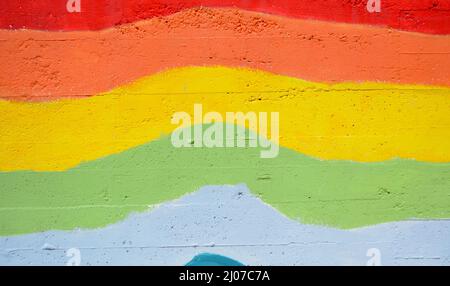 the first colorful drawings of children Stock Photo - Alamy