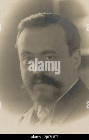 Portrait of the composer Paul Dukas (1865-1935). Museum: PRIVATE ...