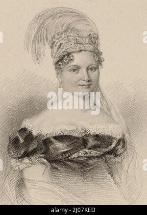 Portrait of the singer Joséphine Fodor (1789-1870). Museum: PRIVATE ...