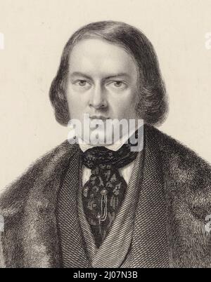 This anonymous portrait of the composer Robert Schumann, dating from ...