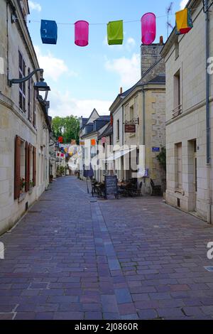 AZAY-LE-RIDEAU, FRANCE -24 JUN 2021- View of Chateau d Azay-le-Rideau ...