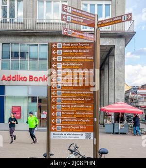 Directional Tourist and visitor attractions signs to different ...