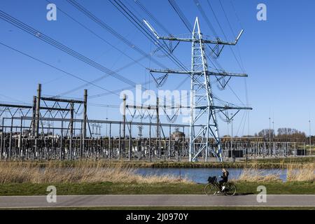 ILLUSTRATIEF - Hoogspanningsstation Tennet Rijswijk Wateringen met ...