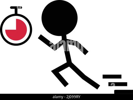 Short-distance runner. Start. Vector illustration Stock Vector Image ...