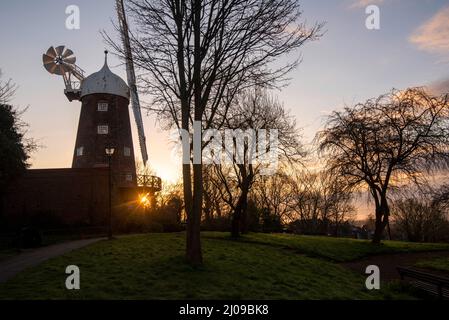 Sunrise at Green's Windmill and Science Centre, Sneinton Nottingham ...