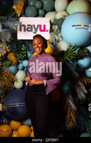 EDITORIAL USE ONLY Remel London arrives at the hayu exclusive preview ...