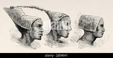 Colonial Explorer & African Porters, & African Porter Carrying European ...