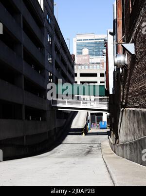 USA, Georgia, Atlanta, Empty parking places Stock Photo - Alamy