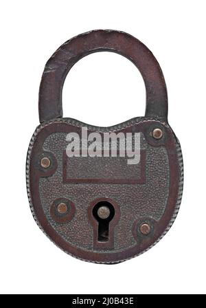 Vintage copper padlock Stock Photo - Alamy