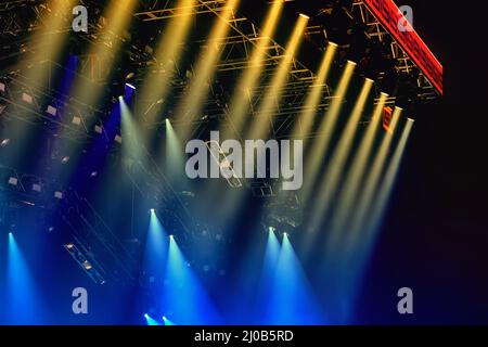 Concert light show, Colorful Stage Lights, light show at the Concert ...