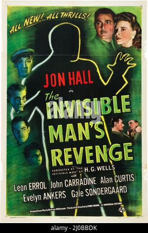THE INVISIBLE MAN'S REVENGE, Jon Hall, Leon Errol, 1944 Stock Photo - Alamy