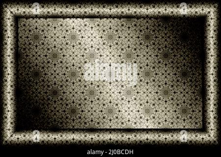 Patterned frame with background metallic color Stock Photo - Alamy