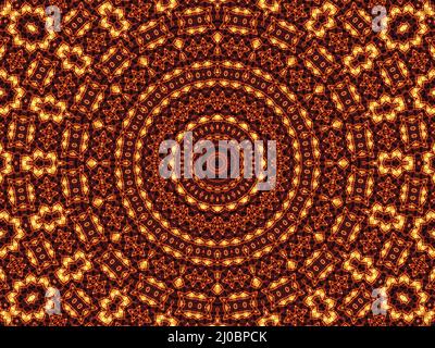 Creative abstract template graphics image of intelligent lady learning ...