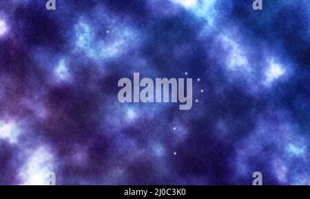 Horologium Star Constellation, Cluster of Stars, Clock Constellation ...