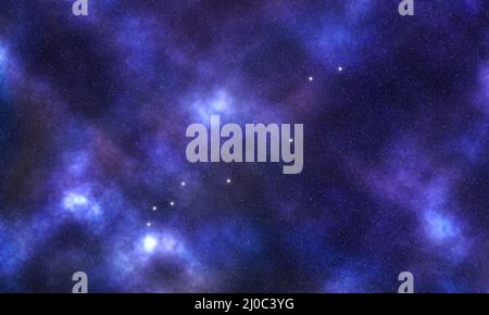 Lynx star constellation, Night sky, Cluster of stars, Deep space, Cat ...