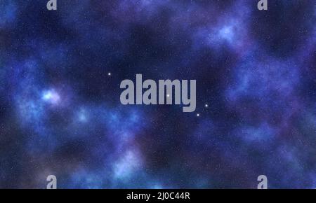 Sagitta star constellation, Night sky, Cluster of stars, Deep space ...