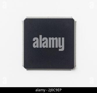 Quantum computer on white background Stock Photo - Alamy