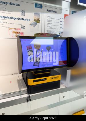 Karlsruhe, Germany - March 12, 2022: Side view of modern Cewe Sofort ...