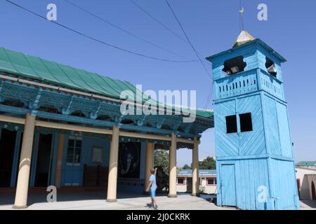Dungan Mosque in Karakol, Kyrgyzstan. Dungan mosque was built by ...
