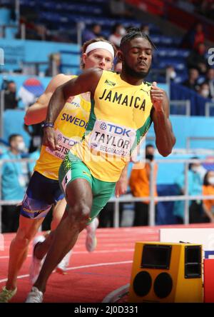 Belgrade, Serbia, 18th March 2022. Leonie Cambours of France during the ...