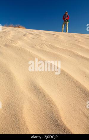 Sand dunes, Camp Cady State Wildlife Area, California Stock Photo - Alamy