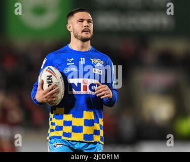 James Bentley #11 of Leeds Rhinos in action during the Betfred Super ...