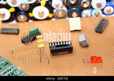 recycling old electrical devices Stock Photo - Alamy
