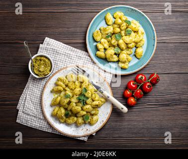 Italian traditional gnocchi Stock Photo - Alamy