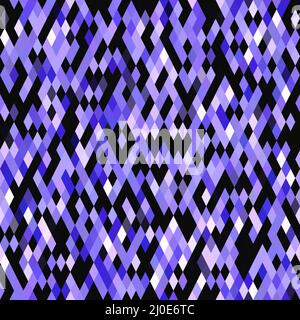 Tiny purple geometric mosaic pixel grid seamless pattern. Modern square ...