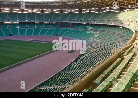 Basra, iraq - March 17, 2022: photo the big football stadium in Basra ...