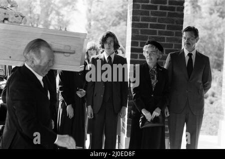The funeral of Yorkshire Ripper victim Barbara Leach held at Kettering ...