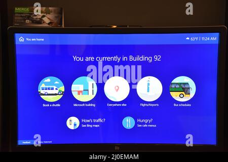 Microsoft Visitor Center in Building 92 of Microsoft main campus, 15010 ...