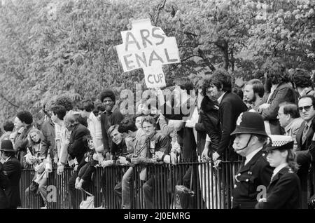 1980 - 1st May 1980 Iranian Embassy Siege A demonstrator in Kensington ...
