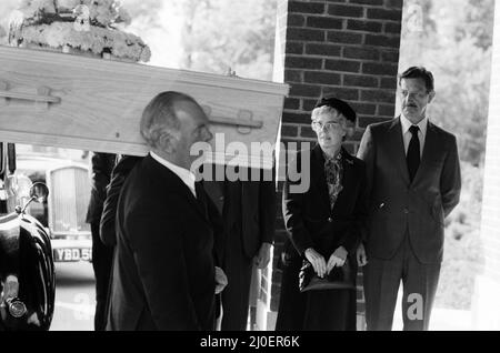 The funeral of Yorkshire Ripper victim Barbara Leach held at Kettering ...