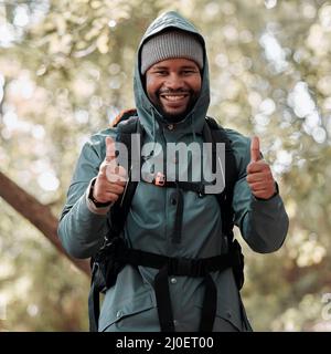I am ready for hiking! Stock Photo - Alamy