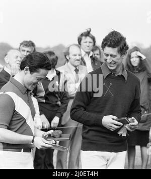 Prince Charles, the Prince of Wales with his "Les Diables Bleus ...