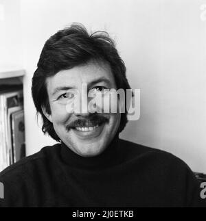 Actor Philip Lowrie at his home in west London. 5th December 1978 Stock ...