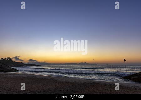 Late night at Devil's Beach in Ipanema Stock Photo - Alamy