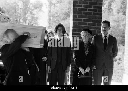 The funeral of Yorkshire Ripper victim Barbara Leach held at Kettering ...